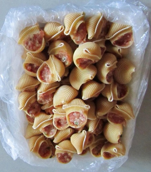 Brou amb galets farcits | Recepta de cuina de Jordi Garcia Miguel ...